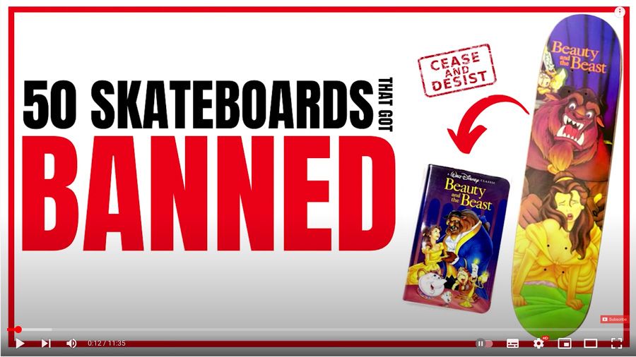 50 Skateboard Graphics That Got BANNED! - SK8.NET